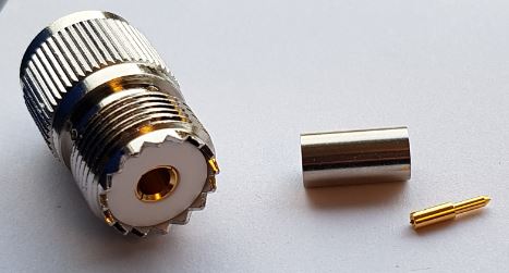 UHF/f Crimp för RG58 | Malux Sweden AB